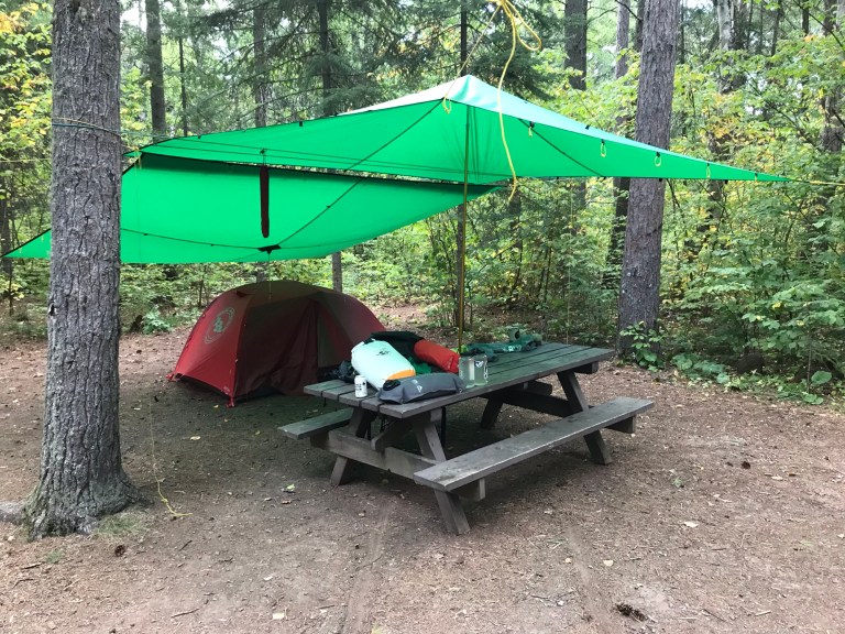 DIY: Ultralight Sil-Poly Tarp – Kitchi-Gami